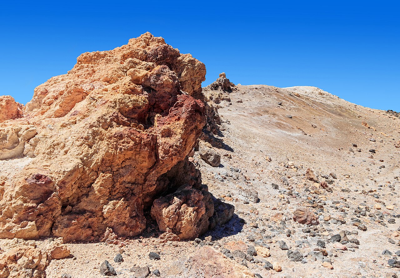 Panoramic view of Pico del Teide volcano in Tenerife