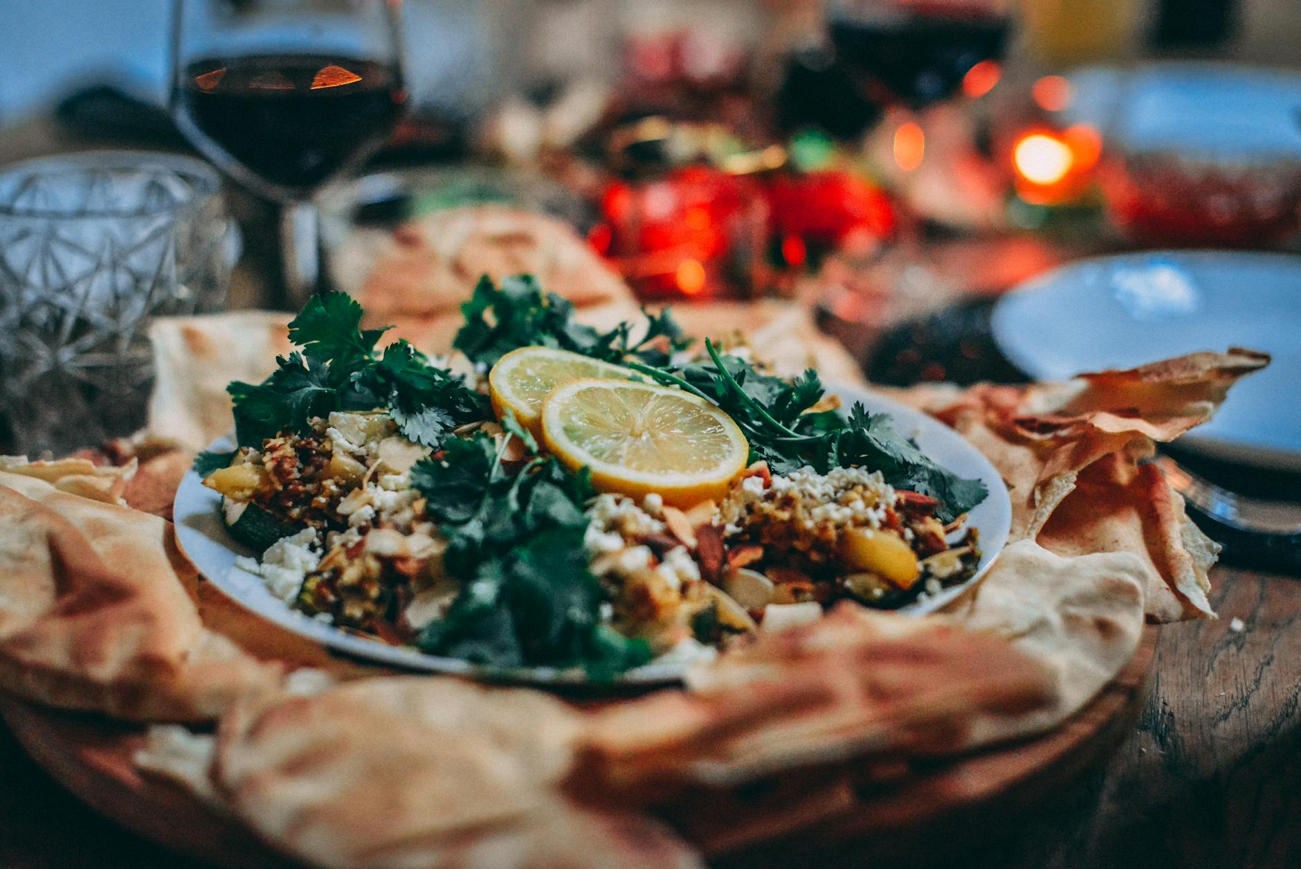 Traditional Canarian cuisine platter with local Tenerife dishes