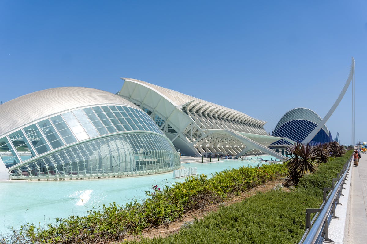 Futuristic design of Valencia's City of Arts and Sciences