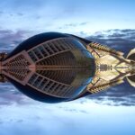 Valencia City Arts Sciences Twilight Reflection