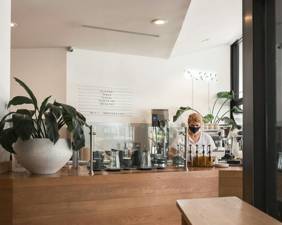 Vienna coffee house interior