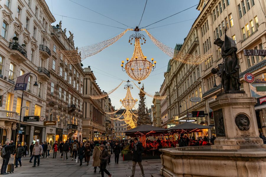 Vienna Graben pedestrian area
