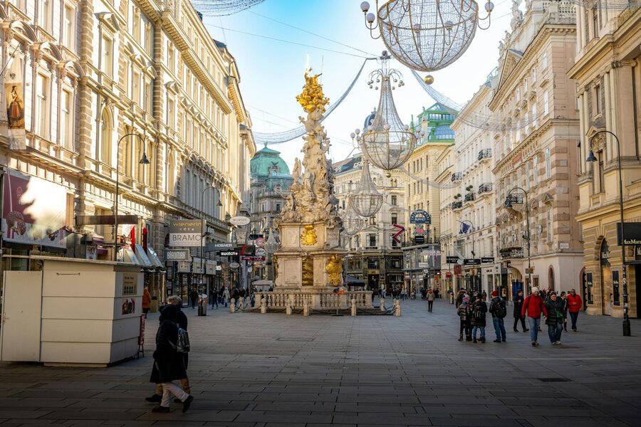 Vienna Graben pedestrian street
