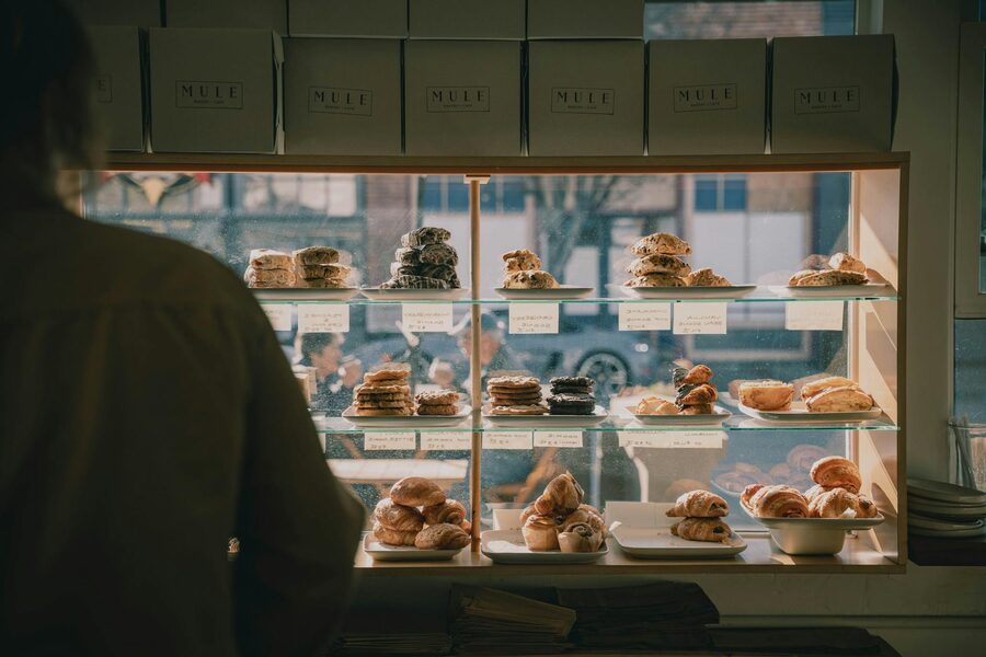 Vienna pastry display window