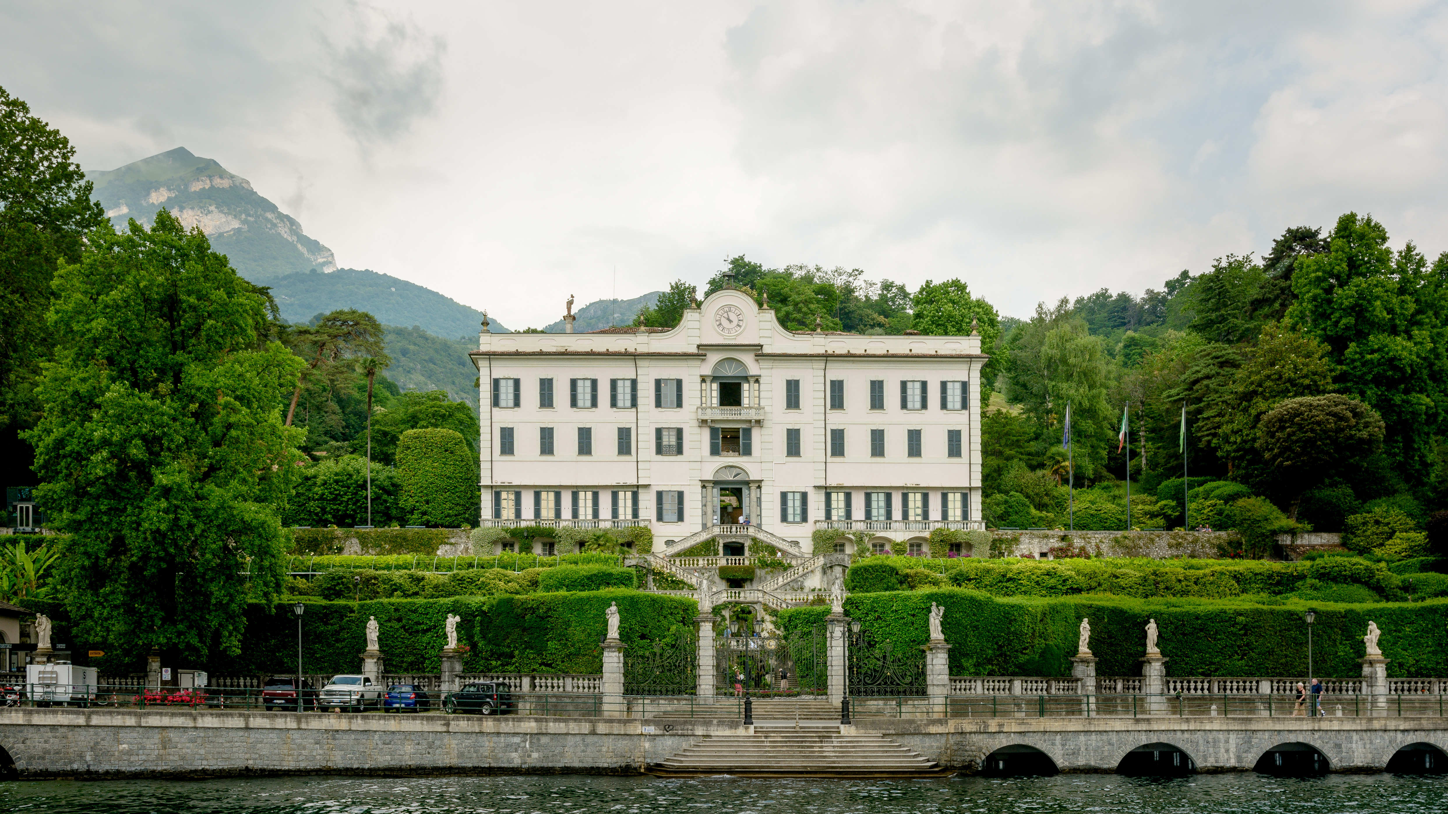 Villa Carlotta and its gardens on Lake Como in Tremezzo Italy