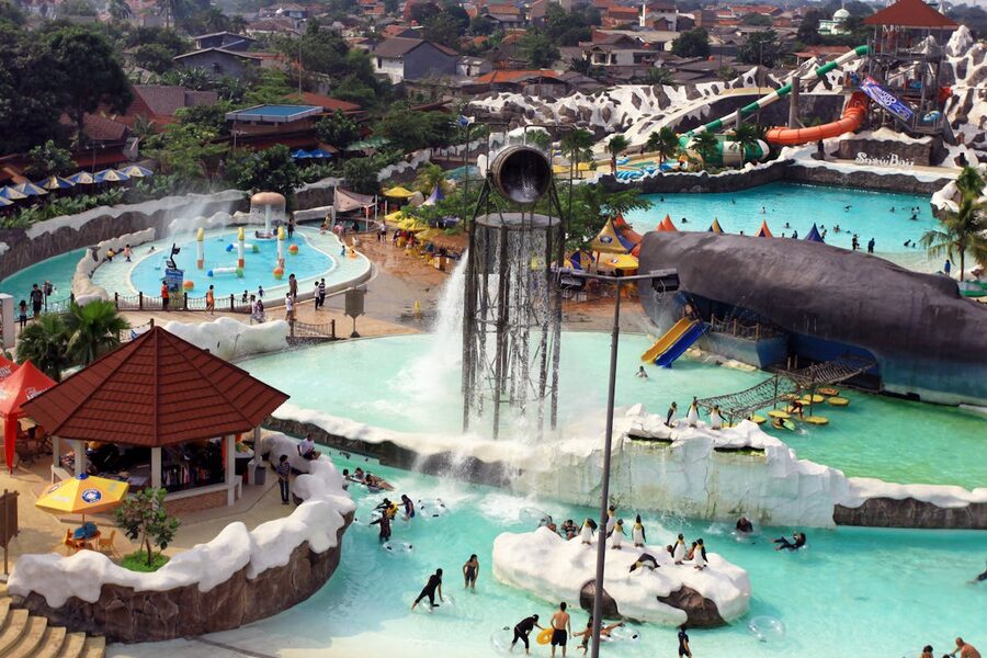 Exciting water park with pools, slides, and activities perfect for family fun