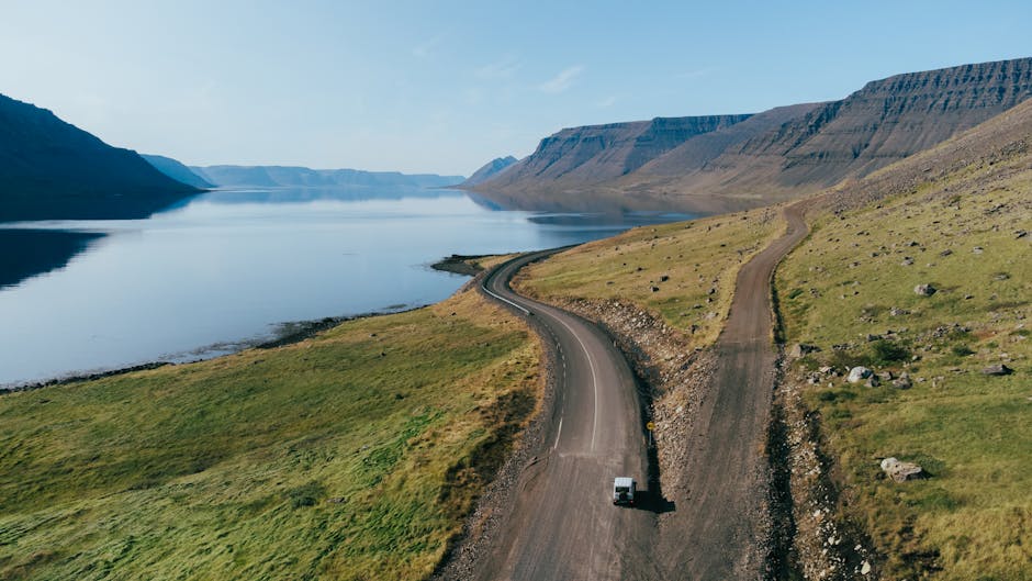 Dynjandi waterfall in the Westfjords of Iceland