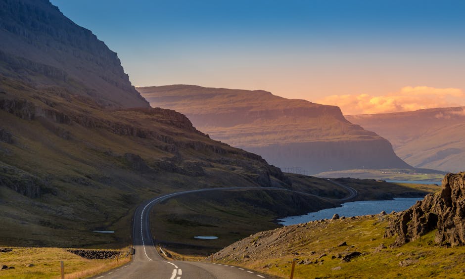 Iceland beach coastline landscape