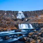 Dynjandi waterfall in the Westfjords of Iceland