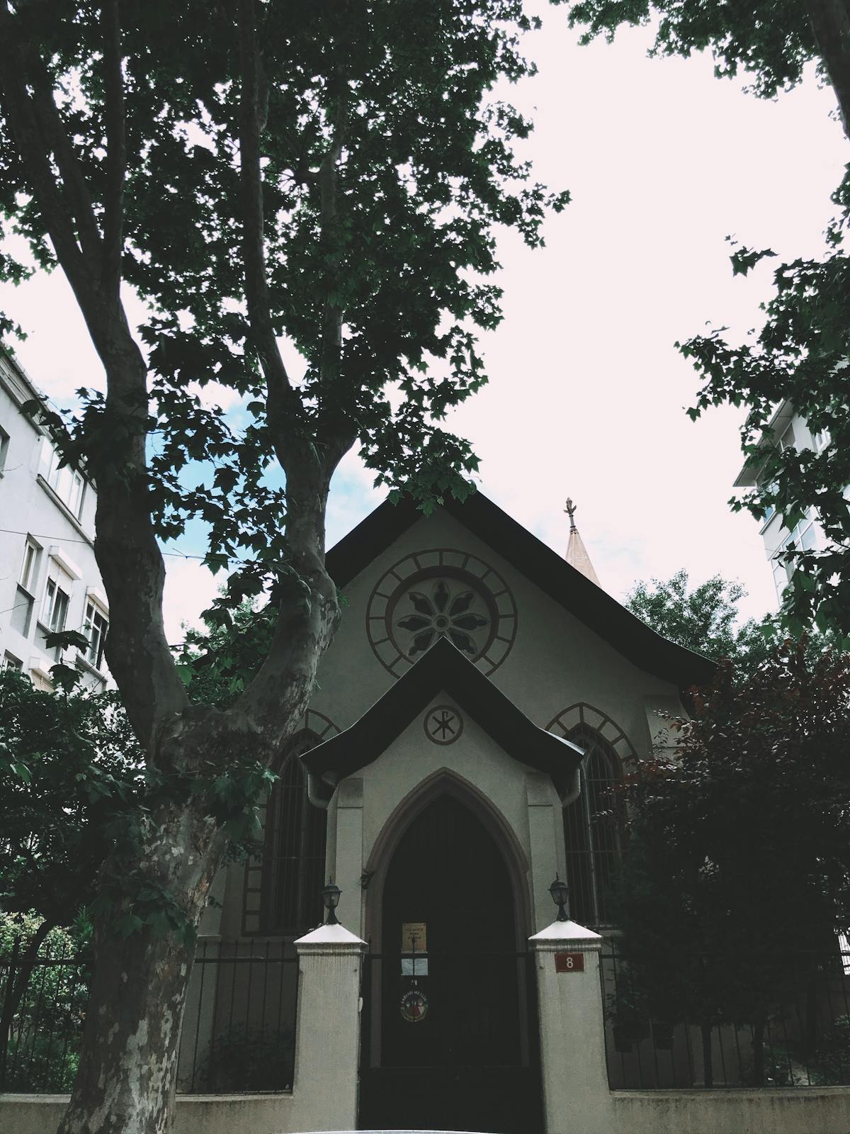 Narrow street in the Whitechapel area of London East End