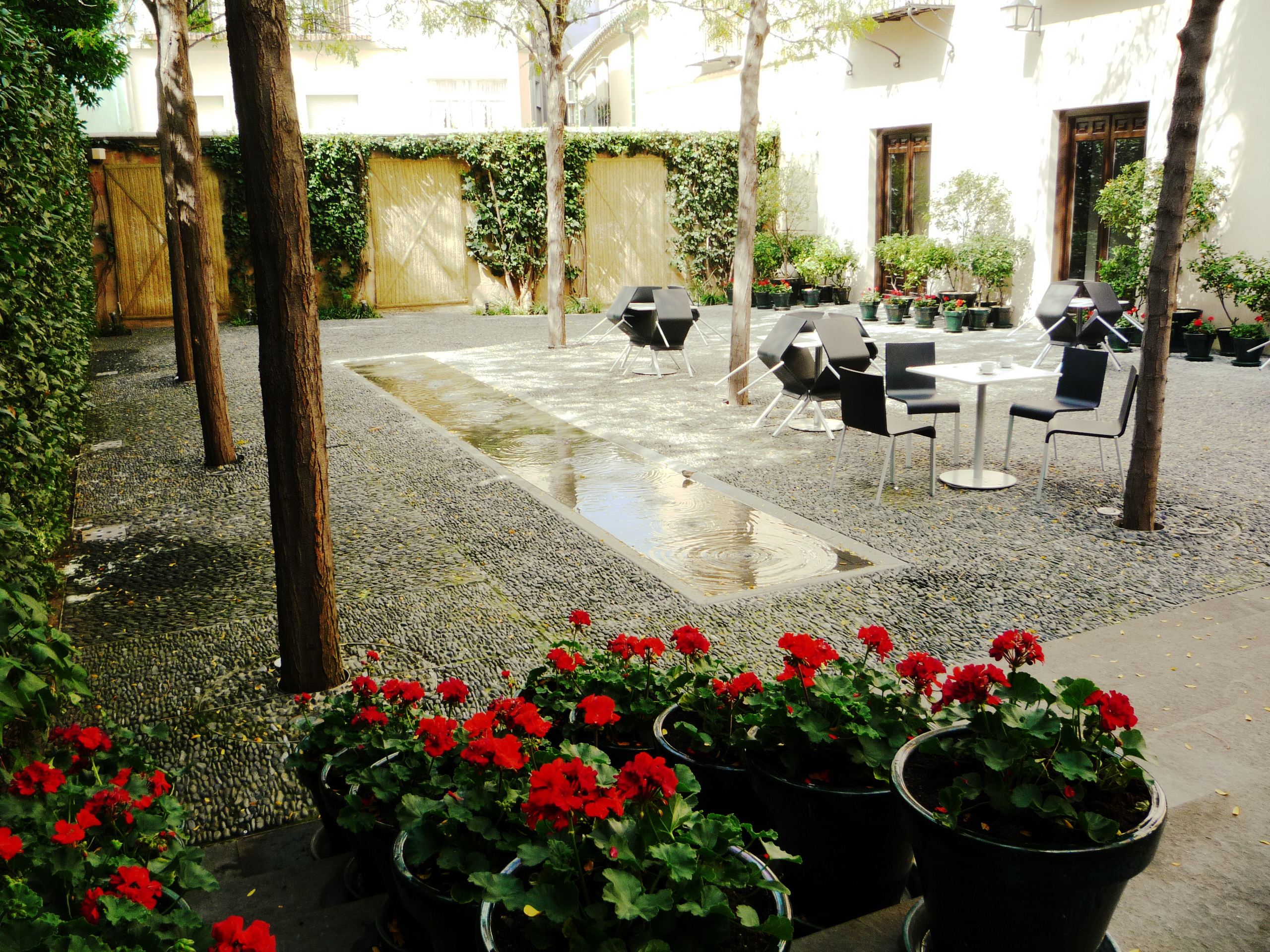 Exterior facade of the Museo Picasso Malaga on Calle San Agustin in the old town