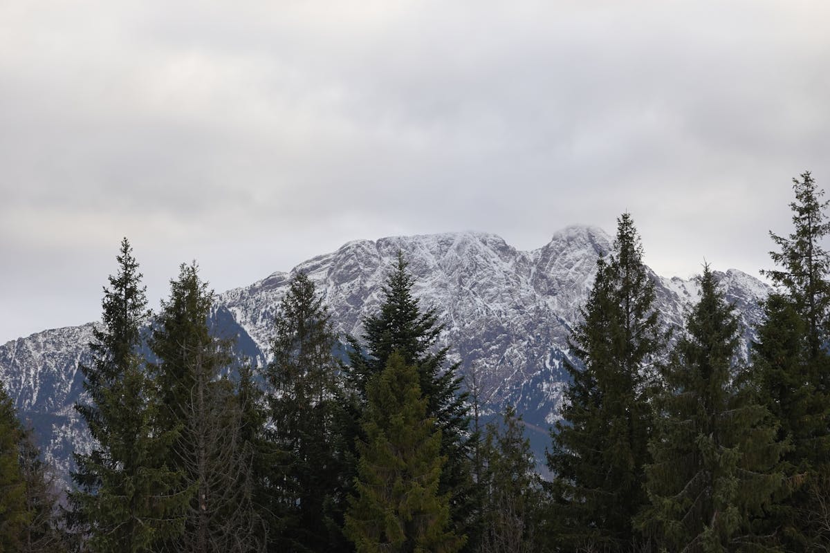 Snow-capped Tatras Mountains in Zakopane Poland